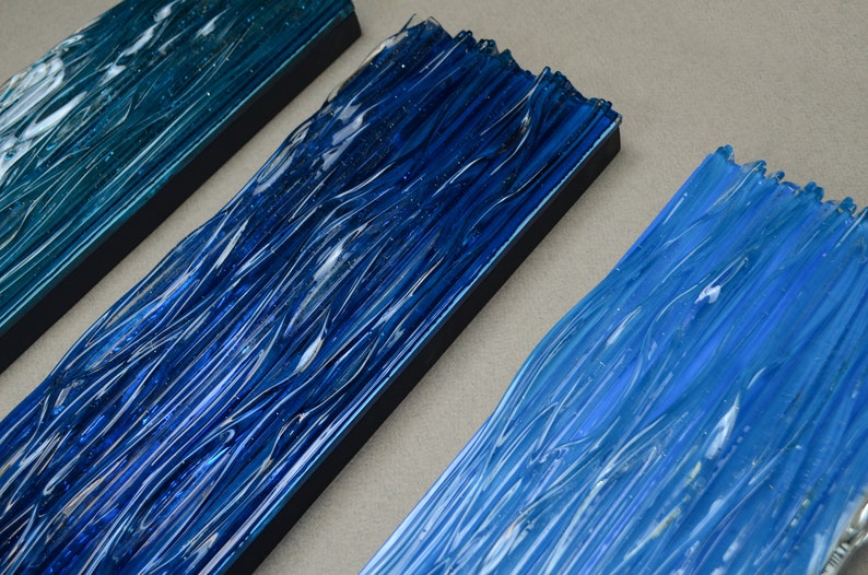 Modern Glass Wall Art Wall Sculpture 3D Glass Wall Art - Etsy