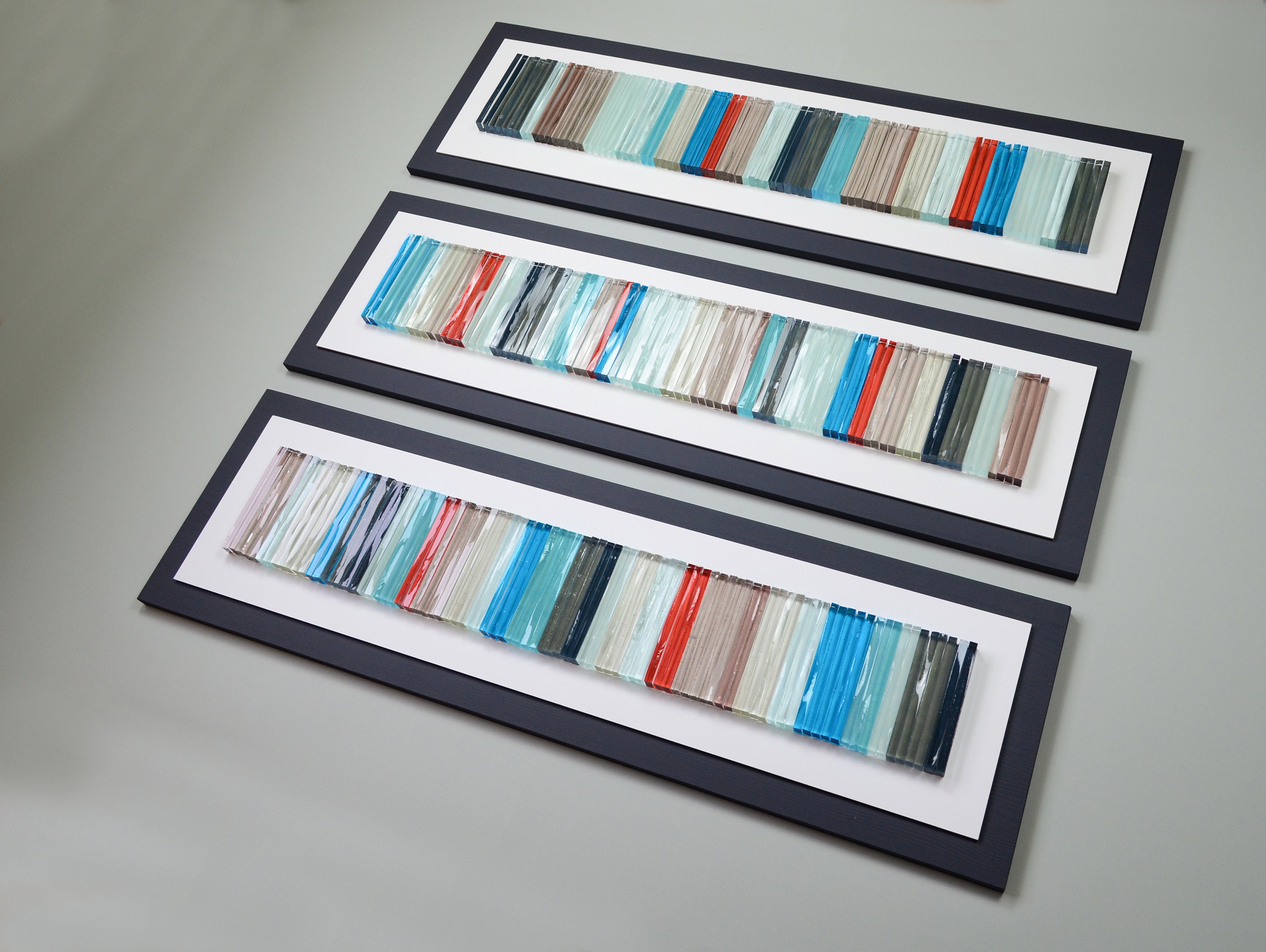 Modern Glass Art Glass Art Fused Glass Wall Art Contemporary Glass Wall ...