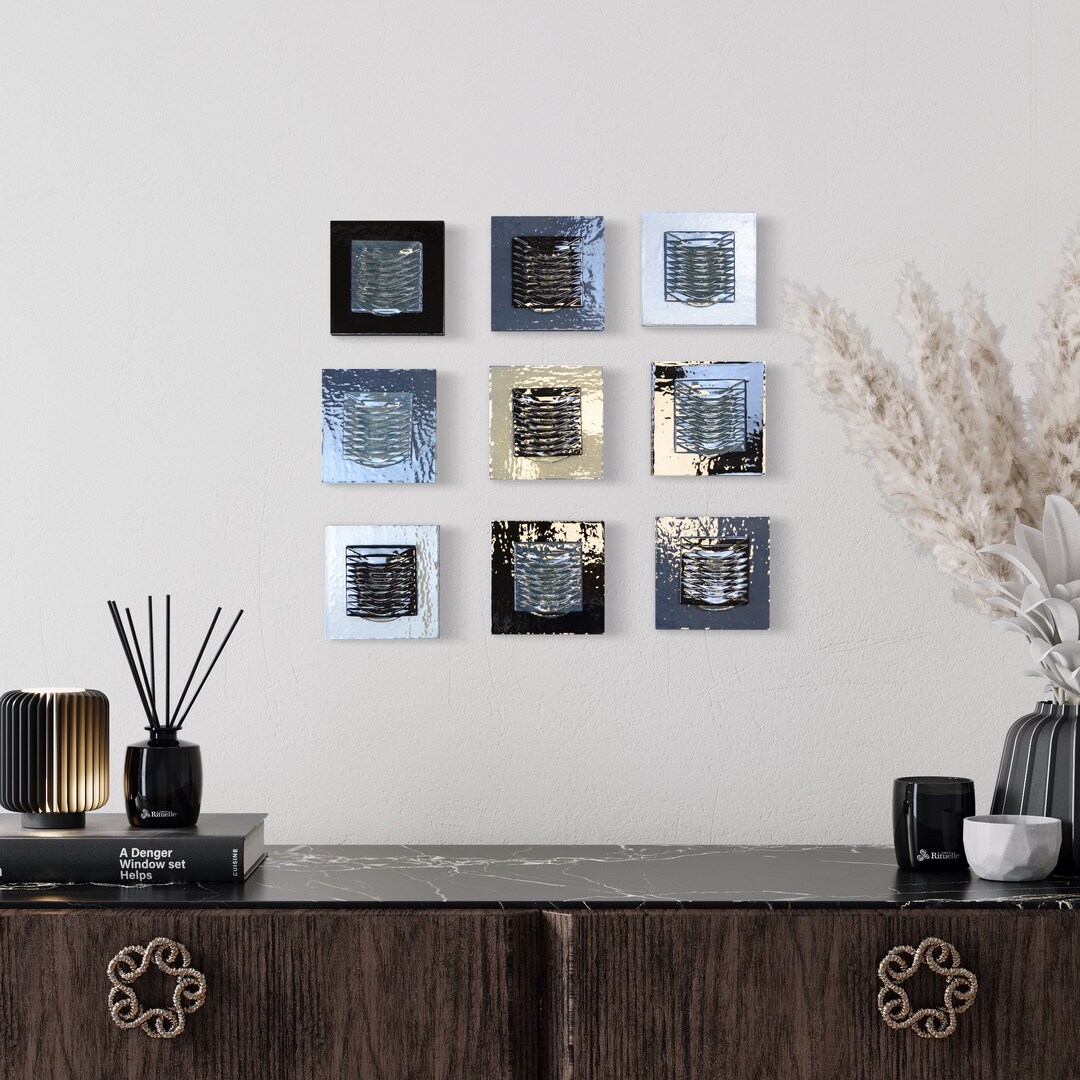 Modern Glass Art Contemporary Glass Wall Art Glass Art Fused Glass Wall Art Wall Sculpture Art