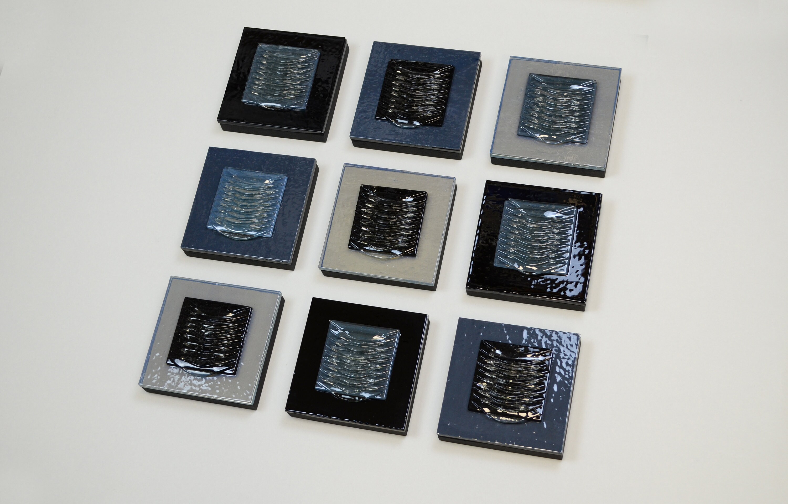 Modern Glass Art Contemporary Glass Wall Art Glass Art Fused - Etsy