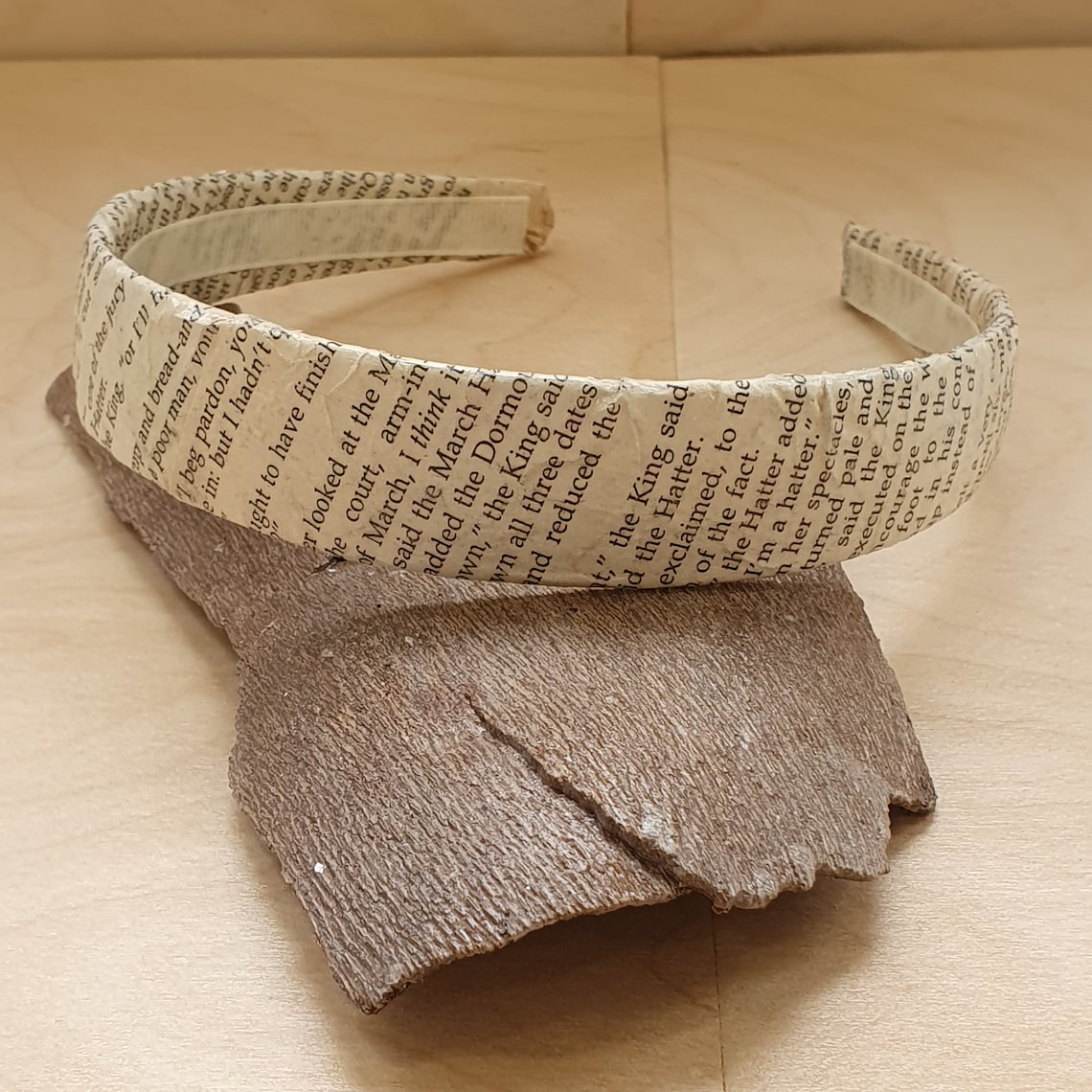 Alice in Wonderland Headband for Book Lover Woman. Eco-hair - Etsy