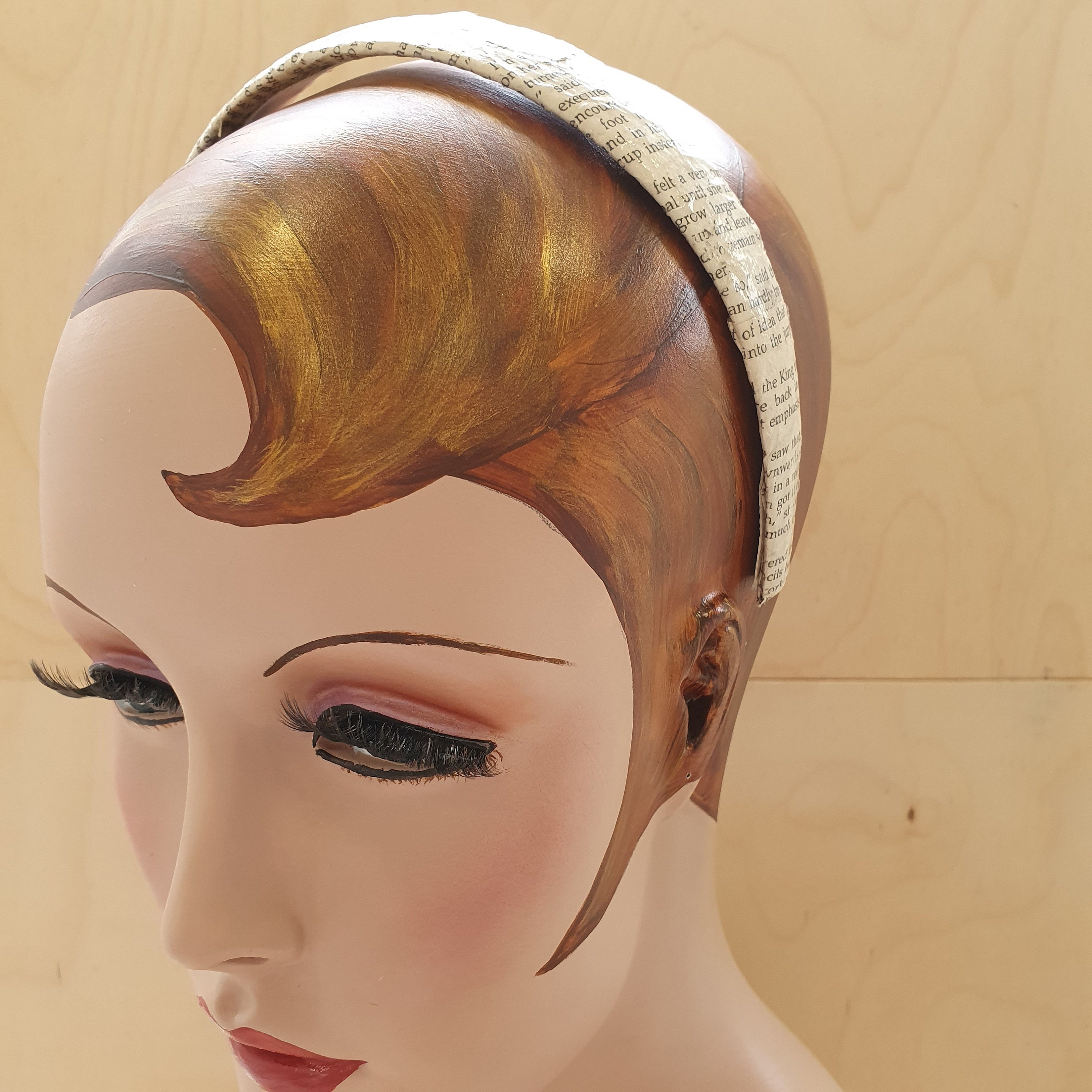 Alice in Wonderland Headband for Book Lover Woman. Eco-hair - Etsy