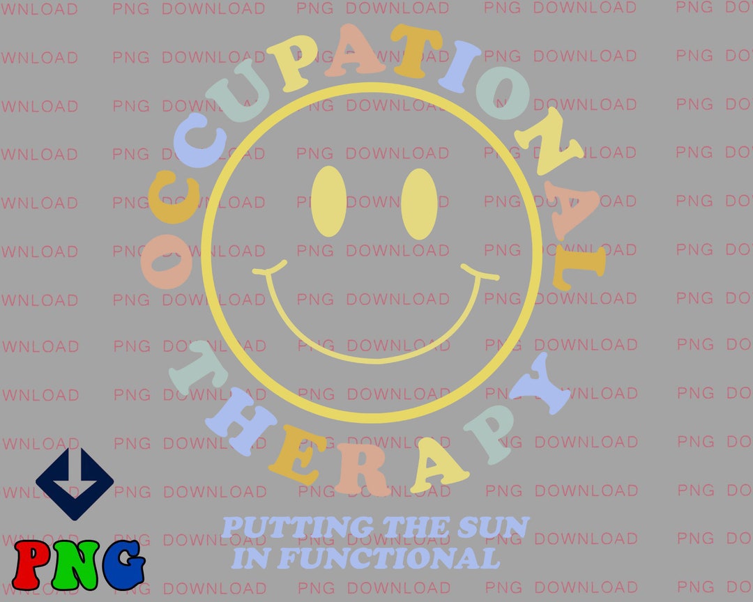 Smiley Face Occupational Therapy Fun Png File Smiley Face - Etsy Canada