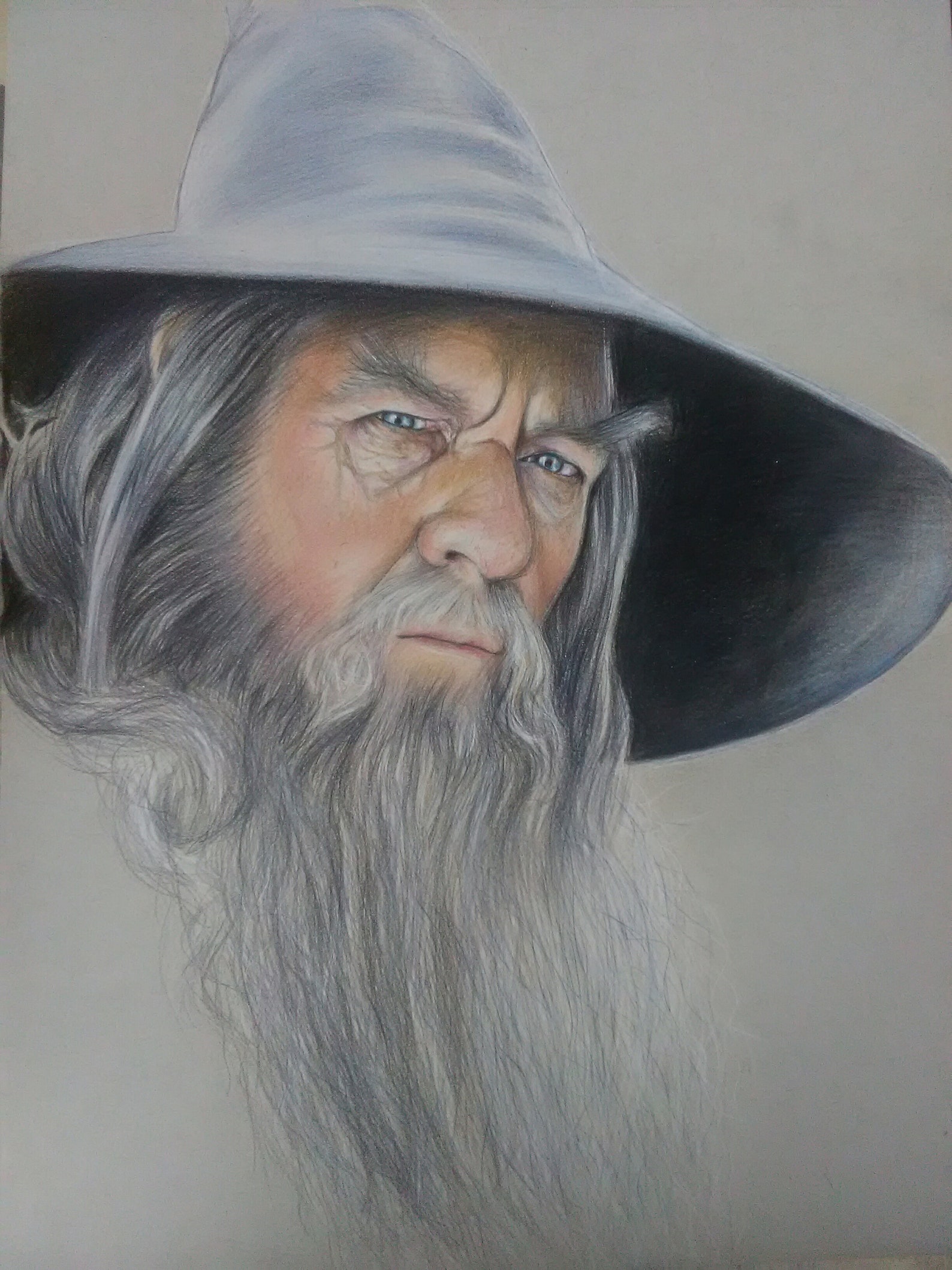 GANDALF 'A Wizard is Never Late...' Art PRINT by Ellen Walker Poster ...