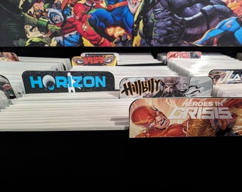 Custom Comic Book Dividers Unique Gift for Comic Book Lovers - Etsy