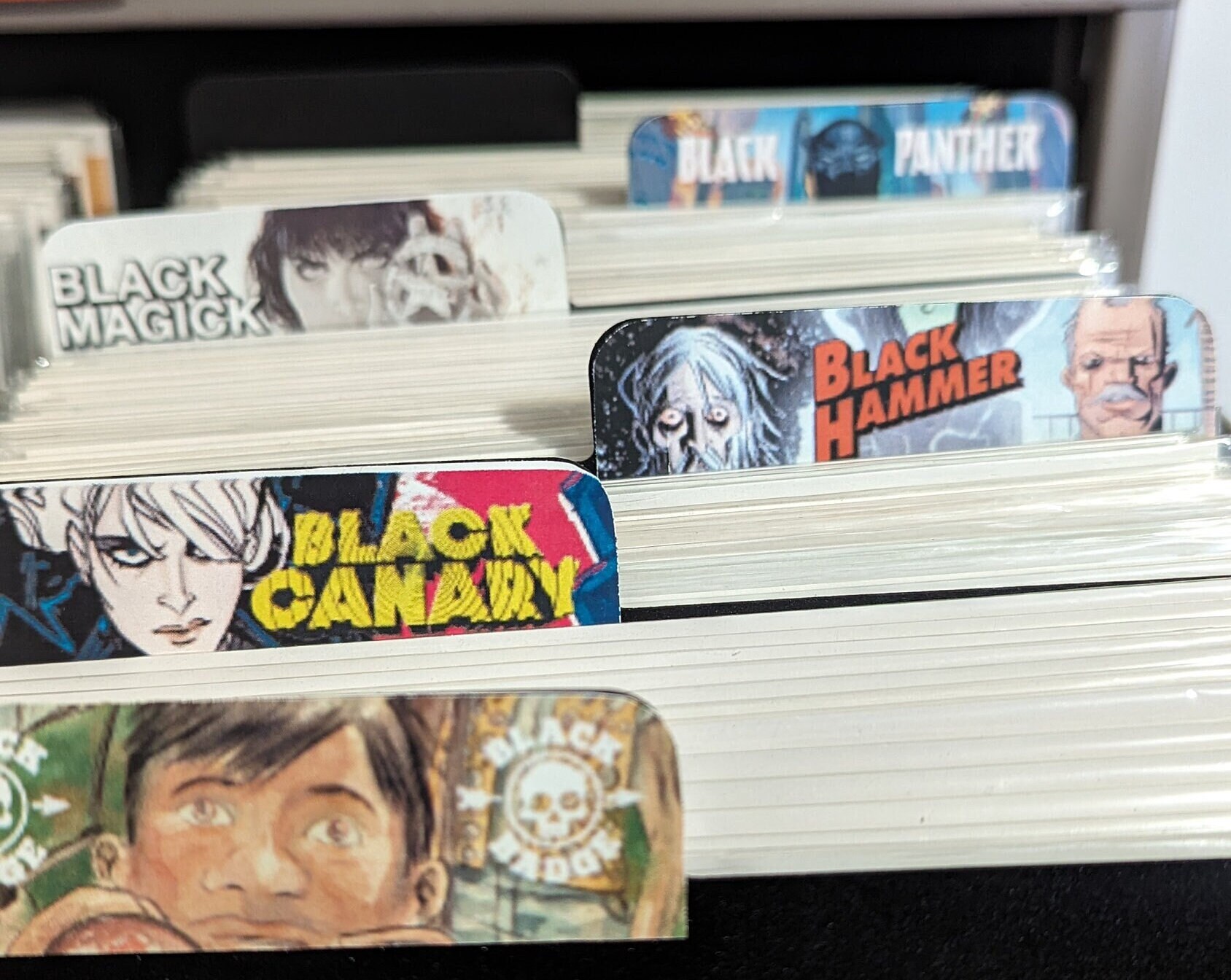 Custom Comic Book Divider Labels - Etsy