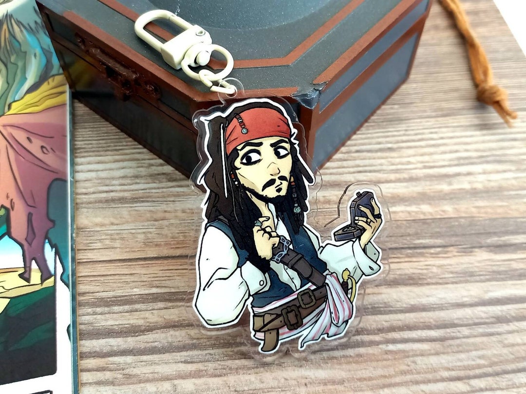 Pirates of the Caribbean Charms Jack Sparrow Disney - Etsy