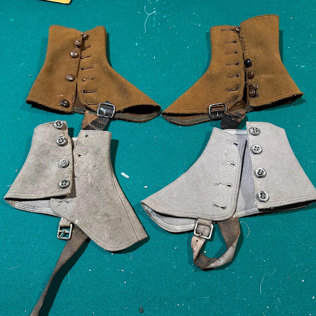 2 Vintage Pairs of Spats or Shoe Covers. - Etsy