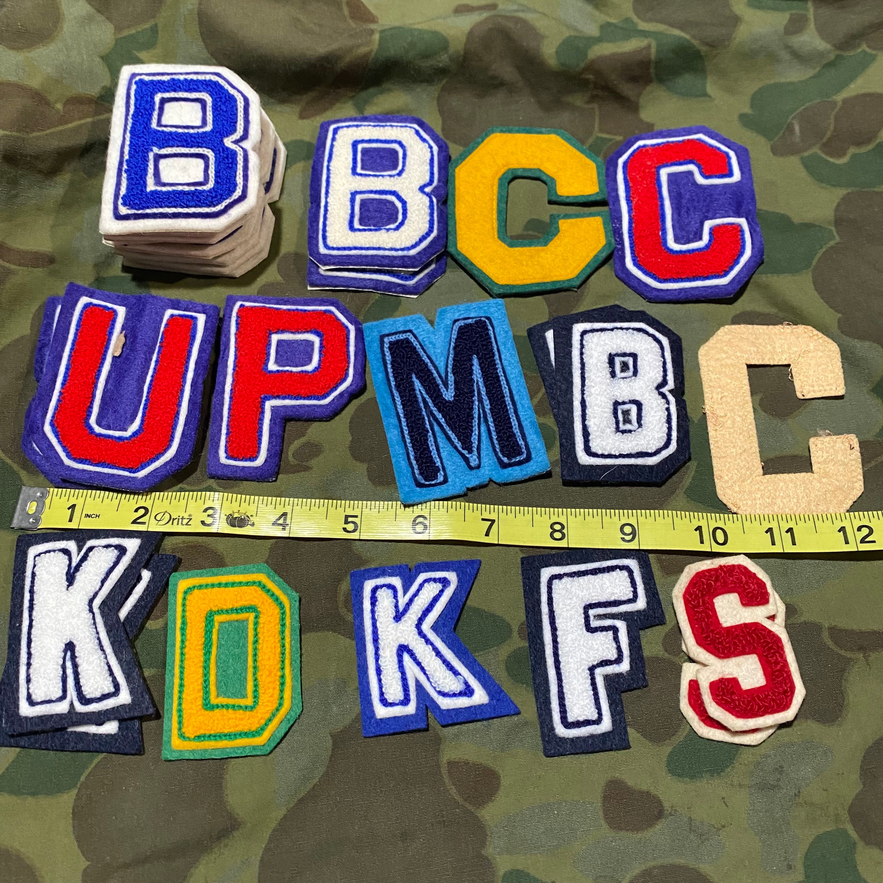 Vintage Varsity Letter Patches 2-3 Inches - Etsy