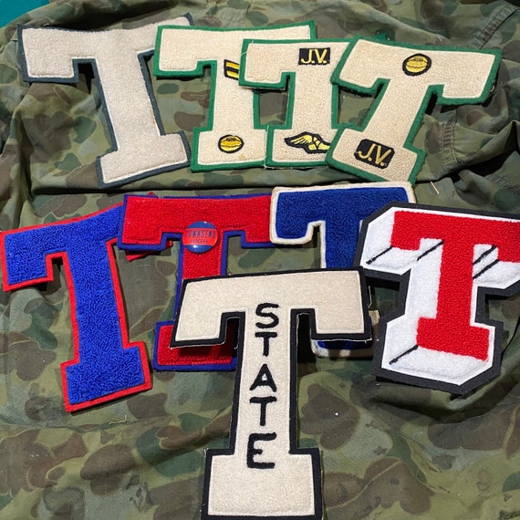 Vintage Varsity Letterman Patch T 6 Inches | Etsy