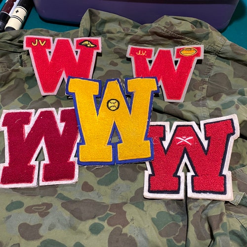 Vintage Varsity Letterman Patch Medium 4 Inches - Etsy