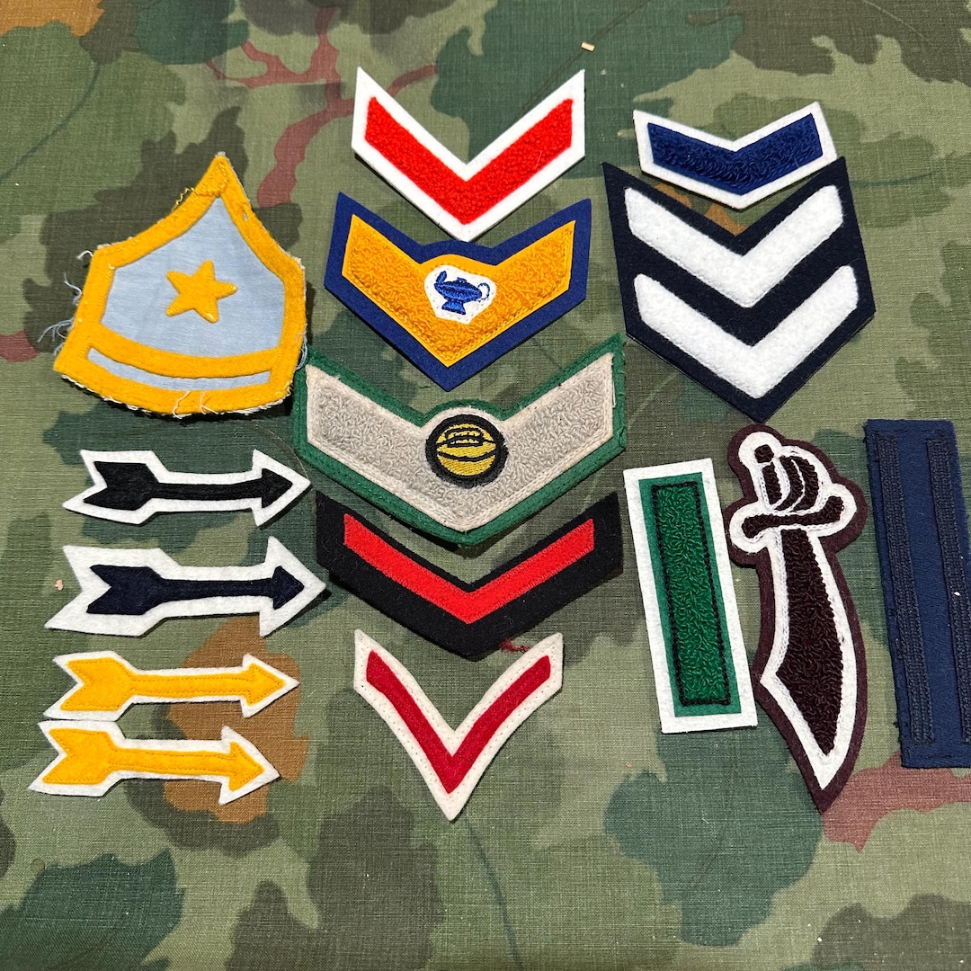 Vintage Varsity Chevron Patches - Etsy