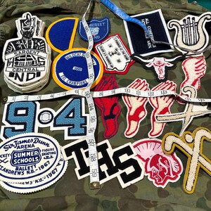 Vintage Varsity Club Patches Sports Balls and More - Etsy