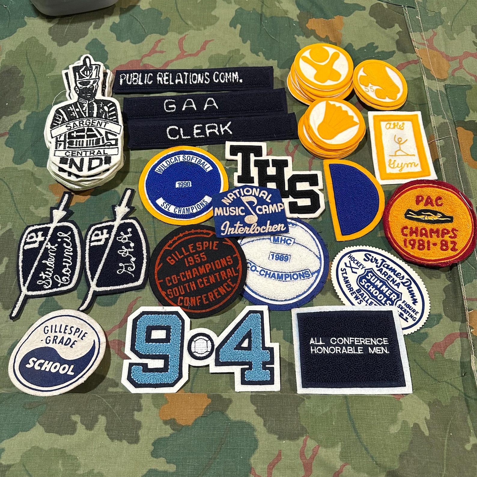 Vintage Varsity Club Patches Sports Balls and More - Etsy