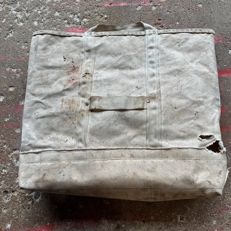 Vintage Coal Bag Heavy Duty Tool Tote - Etsy