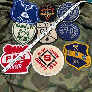 Vintage Chenille Club Patches Letterman - Etsy