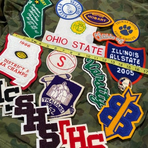 Vintage Varsity Club Patches Sports Balls and More - Etsy