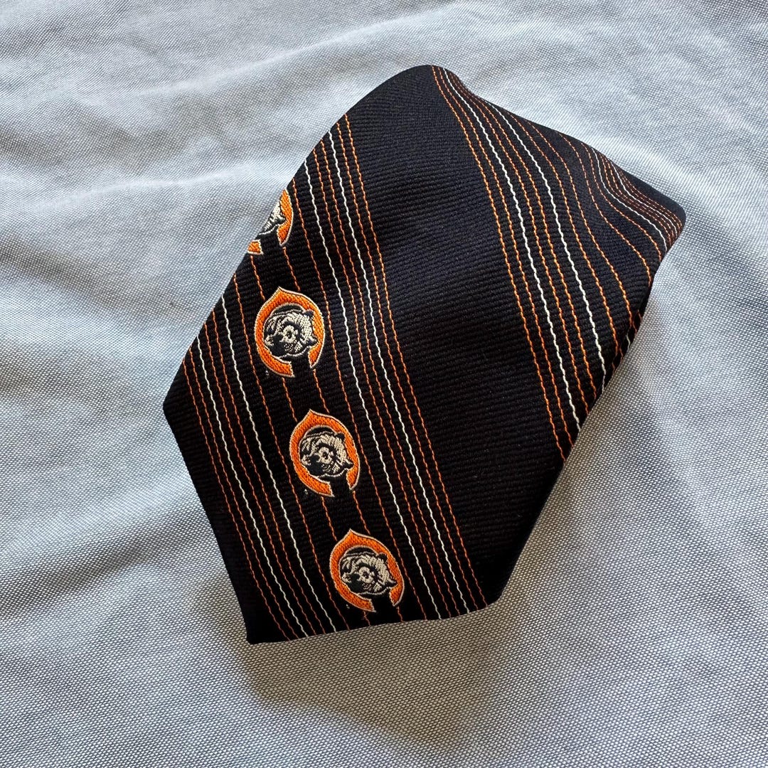 Vintage Chicago Bears Critter Tie - Etsy