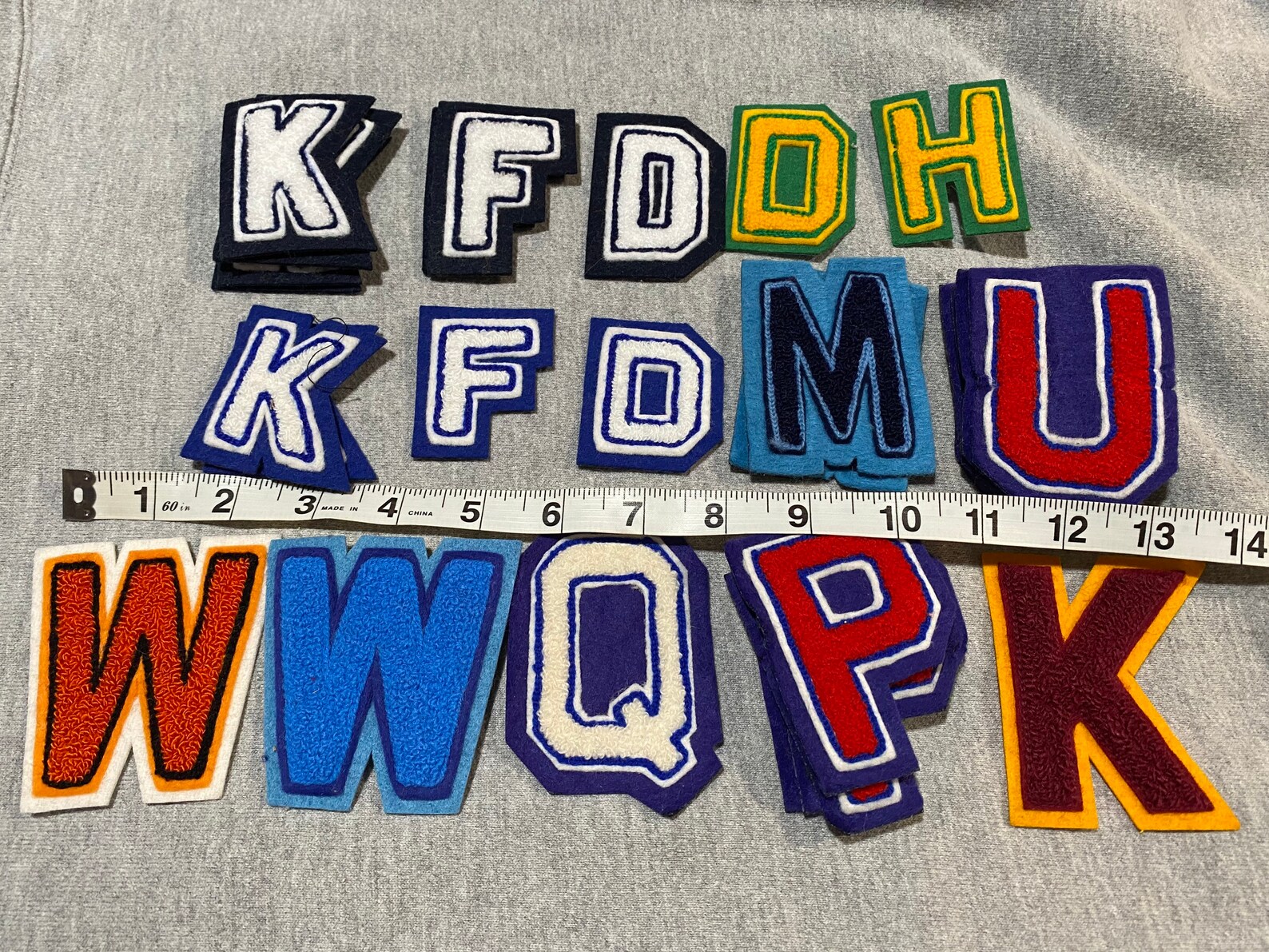 Vintage Varsity letter Patches 2-3 inches | Etsy