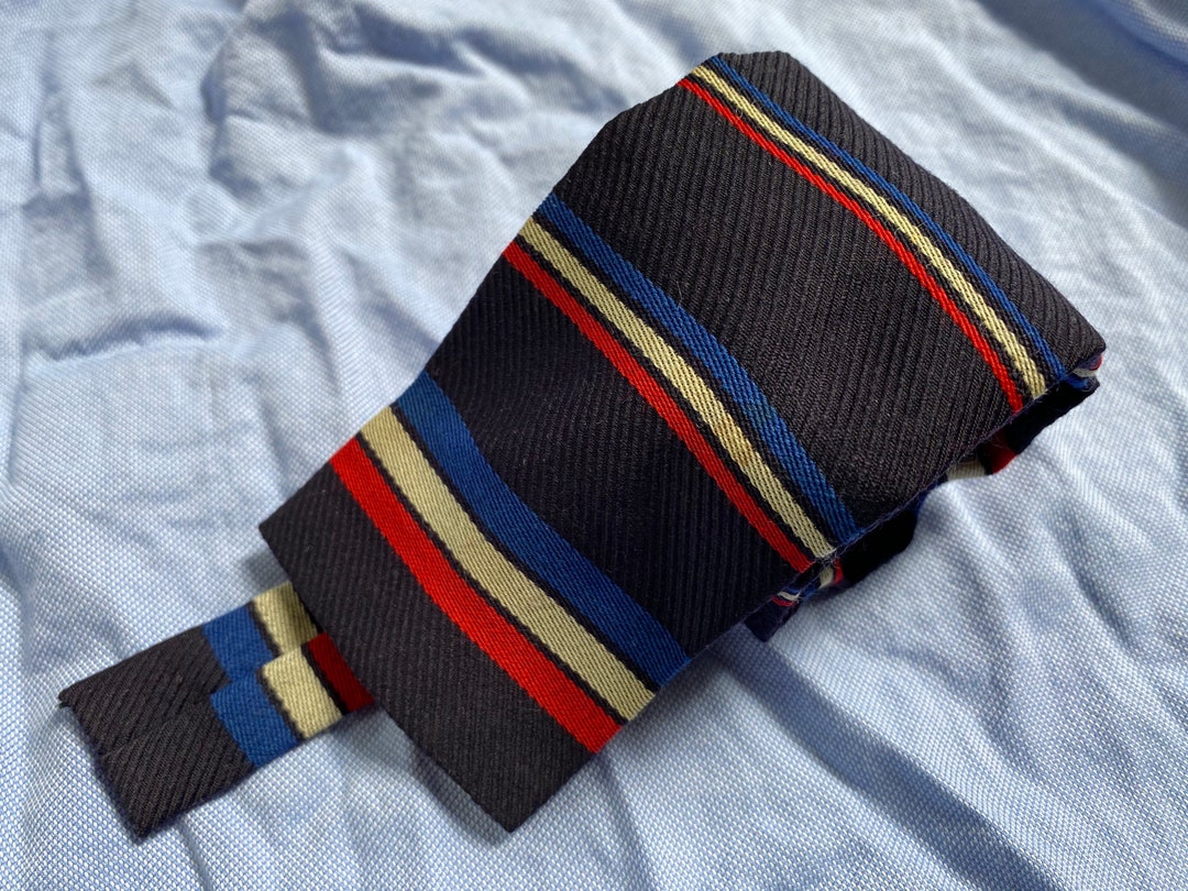 Red, White, & Blue Striped Tie Looks Like GI Joe Logo - Etsy