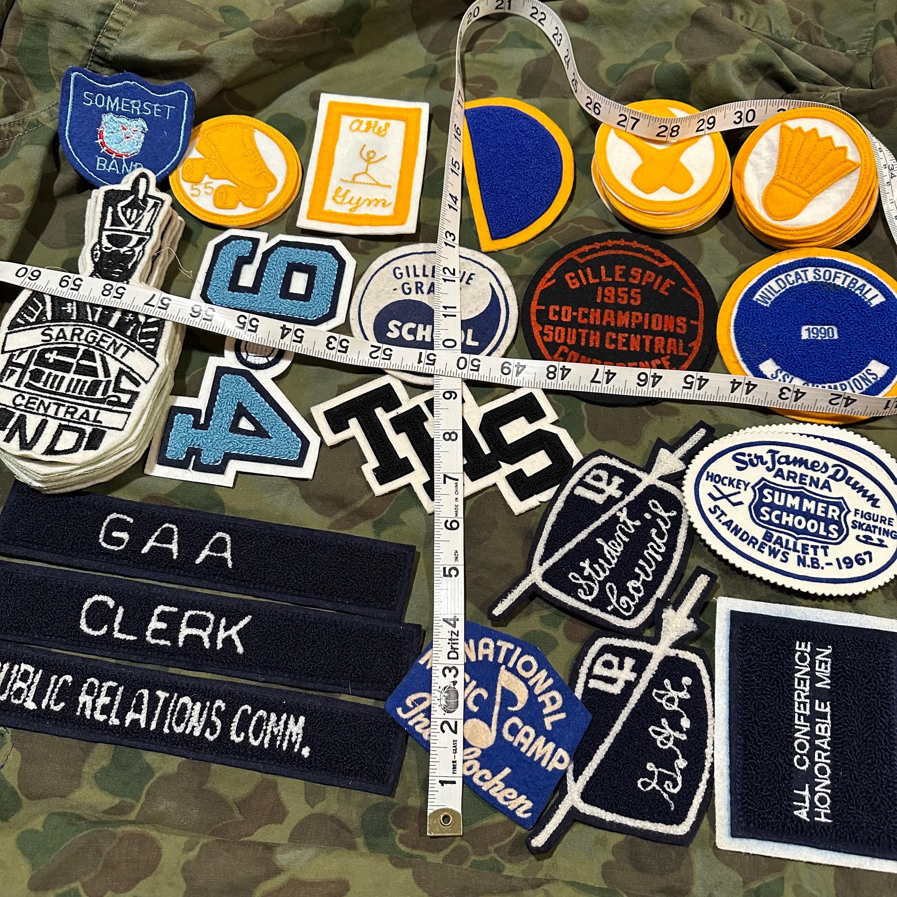 Vintage Varsity Club Patches Sports Balls and More - Etsy