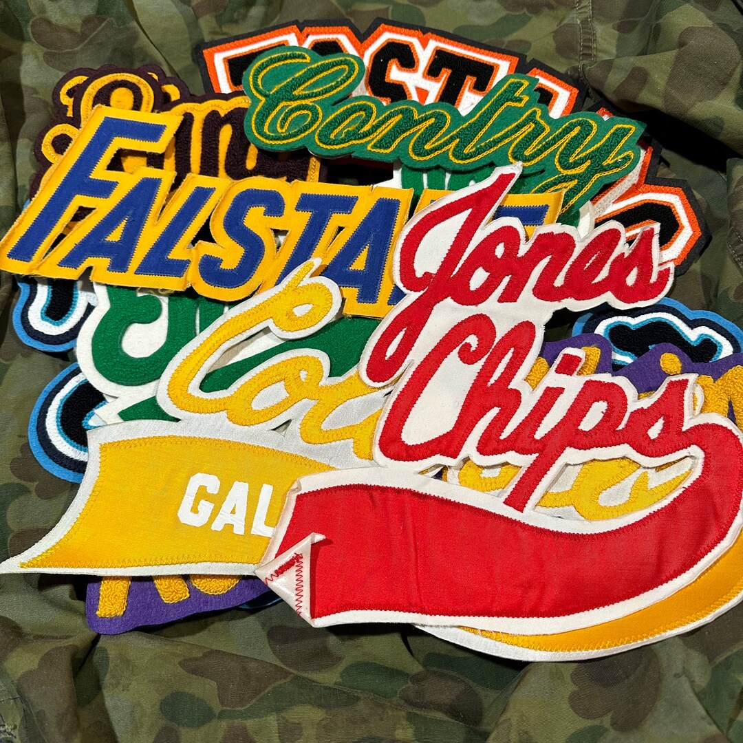 Vintage Varsity Name Patches - Etsy