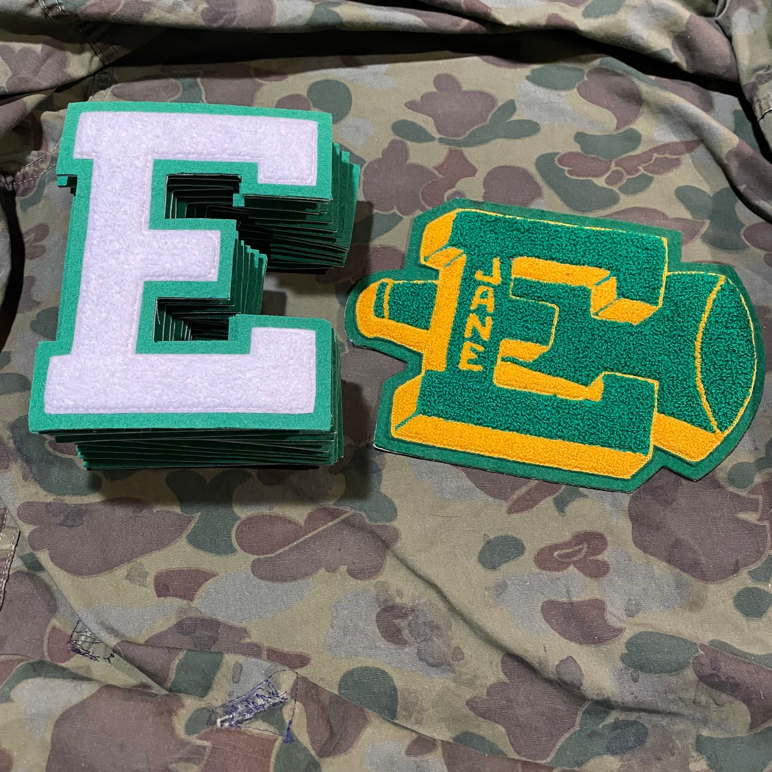 Vintage Varsity Patch E 6 Inches - Etsy