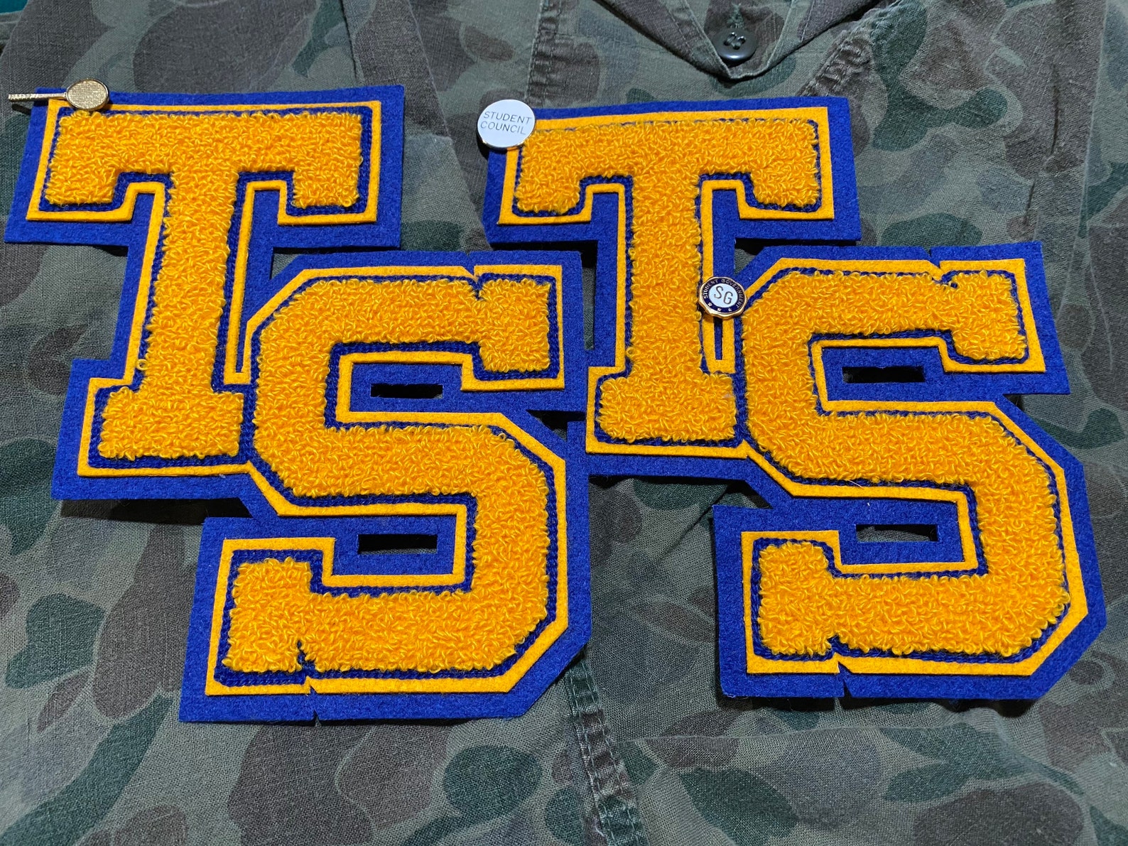 Vintage Varsity Letterman Patch Double letters | Etsy