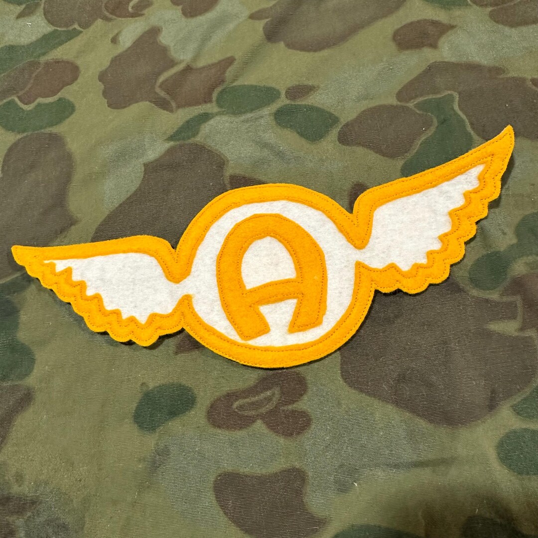 A Patch With Wings Vintage Varsity Letterman Patch 8 Inches - Etsy