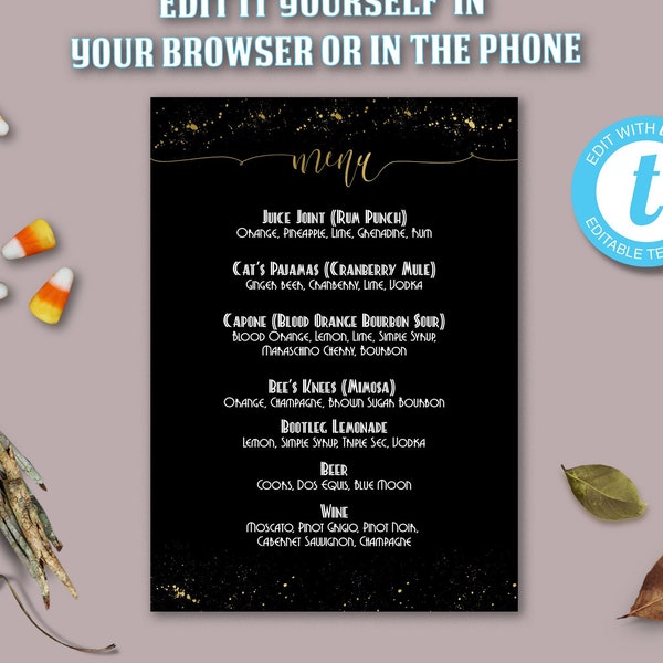 70th Birthday Dinner Menu - Etsy