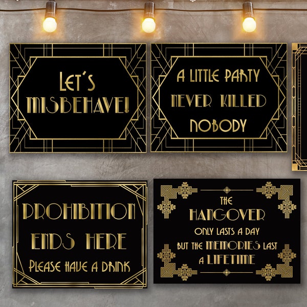 Prohibition Party - Etsy