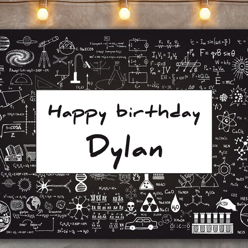 Science Themed Party Backdrop Sign Science Birthday Backdrop - Etsy