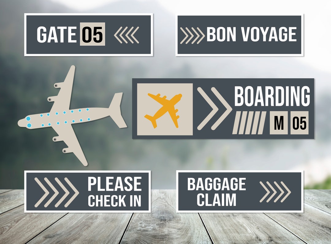 Travel Photobooth Props Signs, Travel Prom Signs, Travel Bridal Shower ...