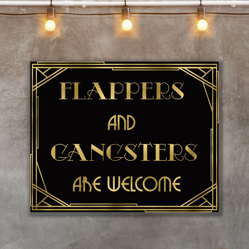 1920 Gangster Signs - Etsy