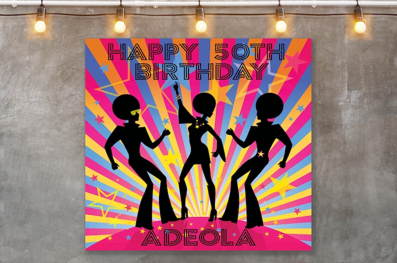 70s Disco Theme Backdrop 60s Theme Backdrop 70s Theme - Etsy