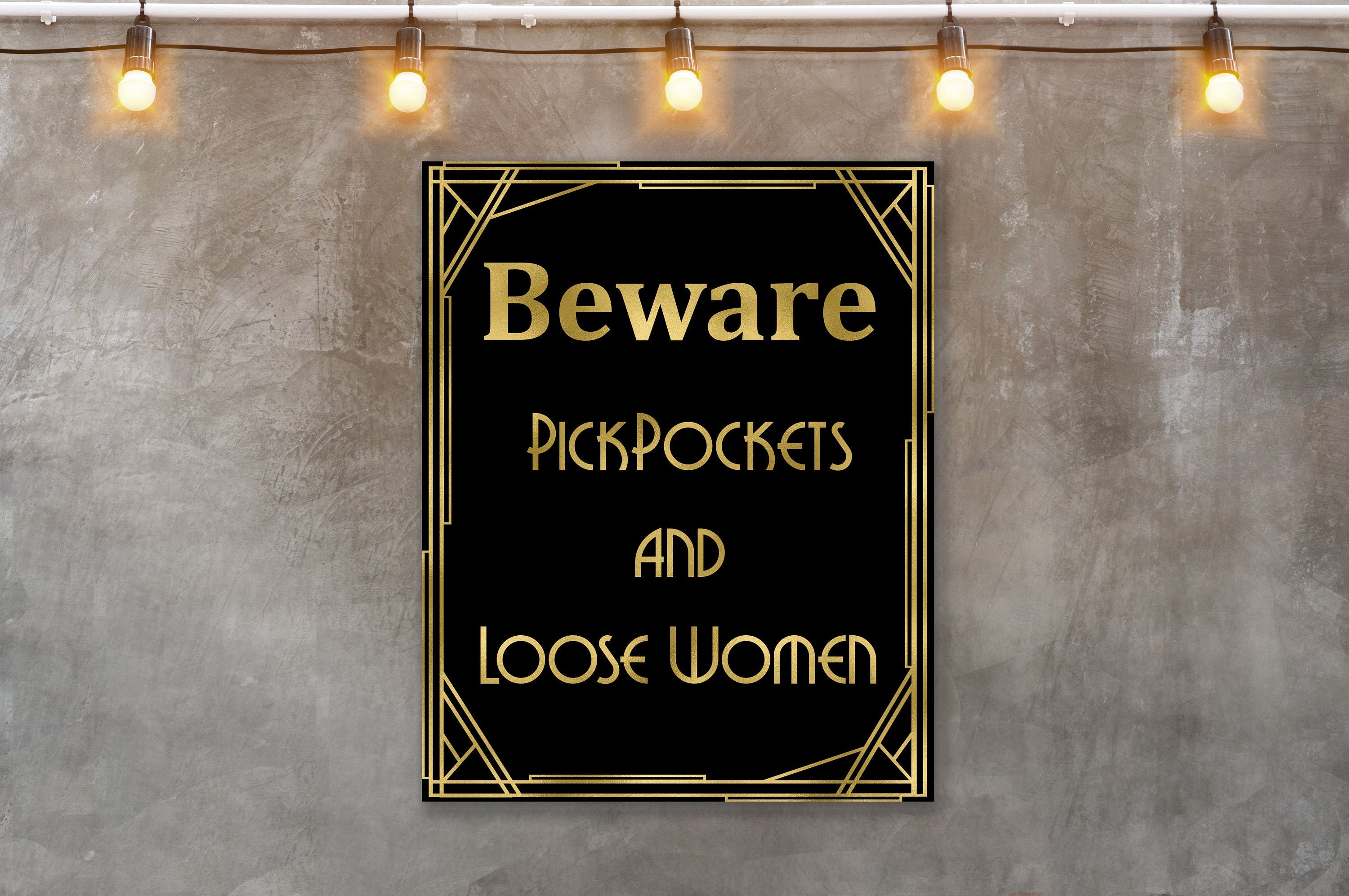 Beware Pickpockets - Etsy