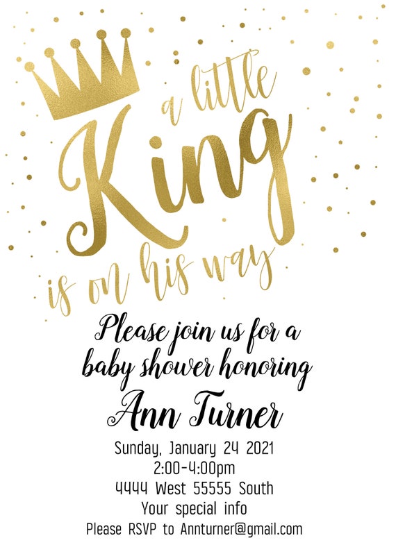 Royalty Theme Invitation