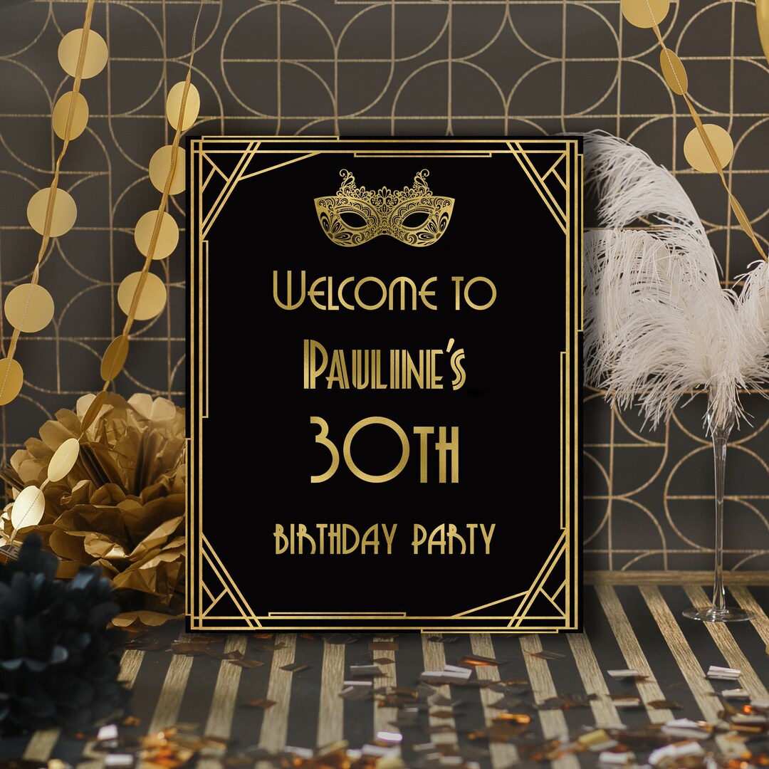 Masquerade Welcome Sign, Custom Masquerade Party Signs, Quinceanera ...