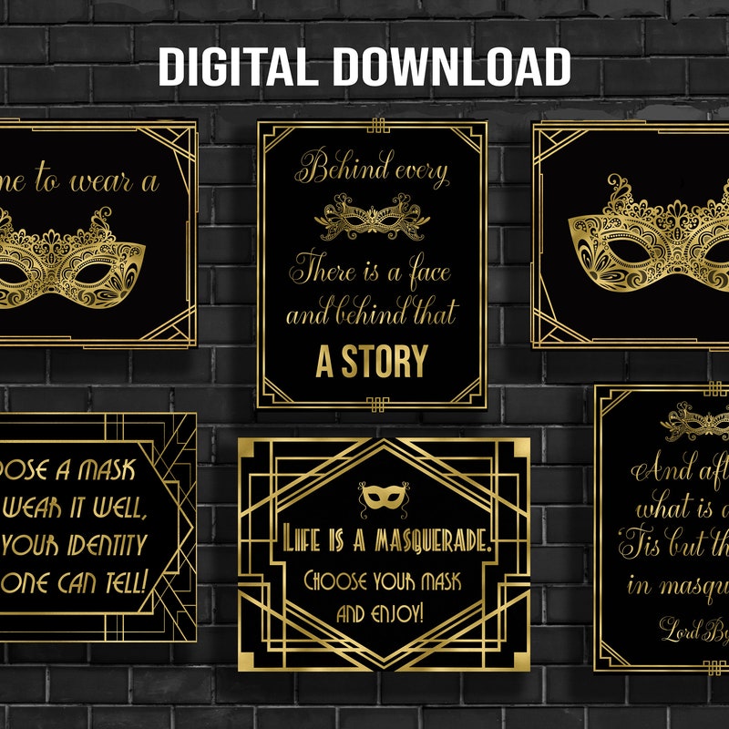 Masquerade Prom Theme - Etsy
