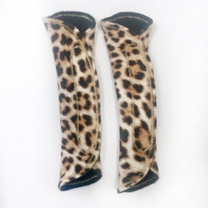 LEOPARD Print Flannel CPAP Cheek Strap Covers, Cheekers, Bipap, Apap ...