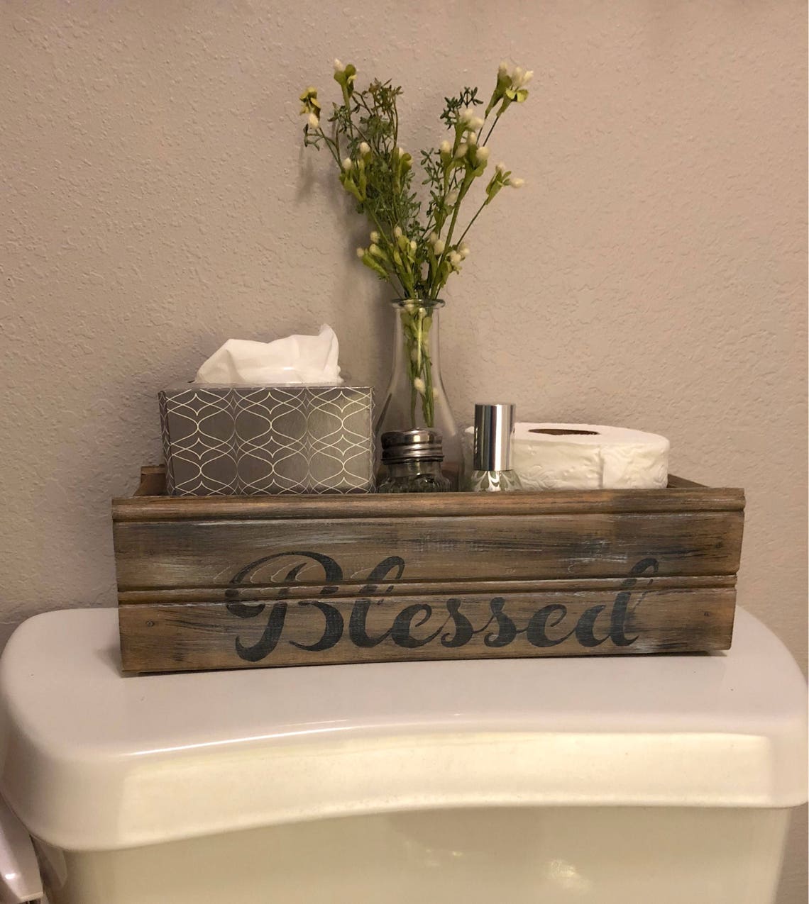 FREE SHIPPING Blessed Farmhouse Style Crate Farmhouse - Etsy