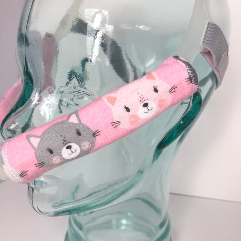 Pink Cat Face CPAP Hose and Cheek Strap Cover Set Hose | Etsy