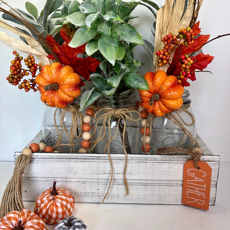 Hello Fall Pumpkin Wood Crate Box Farmhouse Decor Table | Etsy