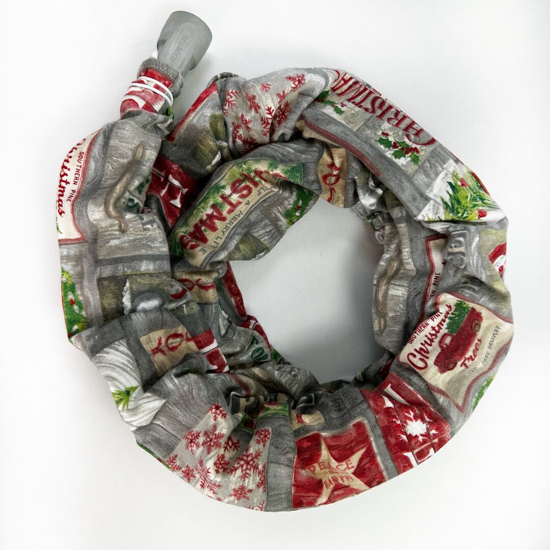 Christmas Patchwork, CPAP Tubing Hose Cover Cozy, Tube Wrap Sleeve ...