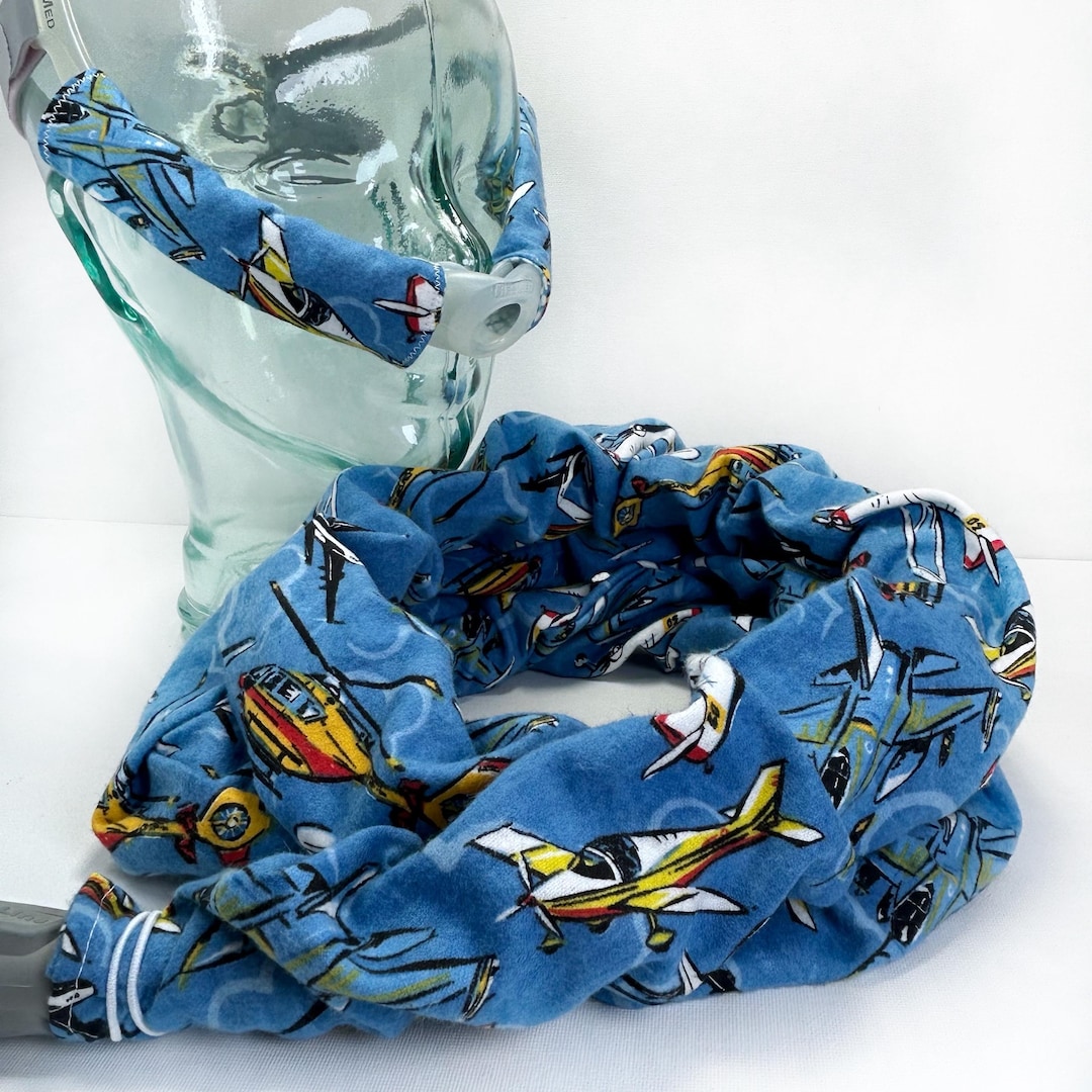 Airplane Helicopter, CPAP Hose and Cheek Strap Cover, Insulating Tubing ...