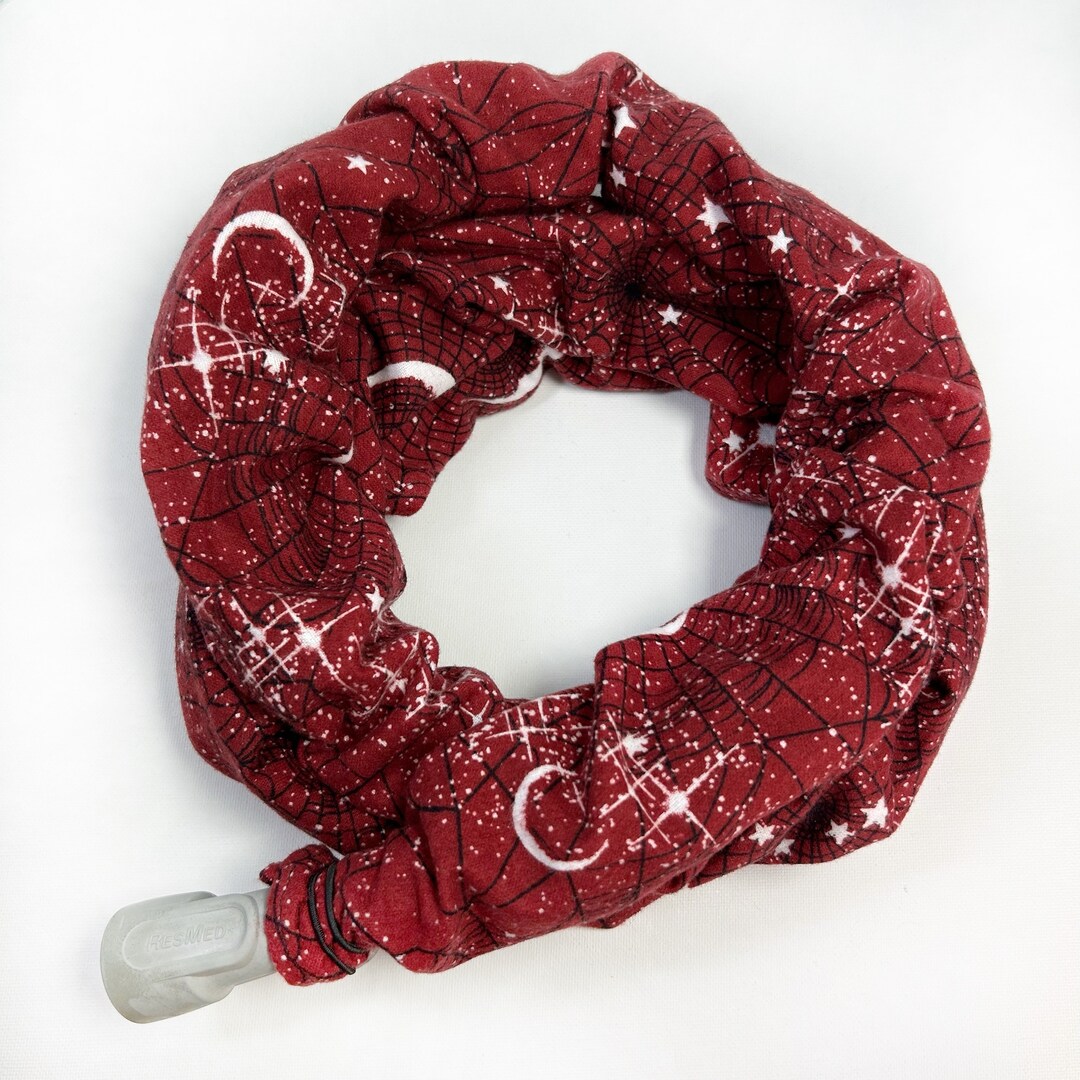 Red Crescent Moon, CPAP Hise Tubing Cover, Rainout Prevention, Cozy ...