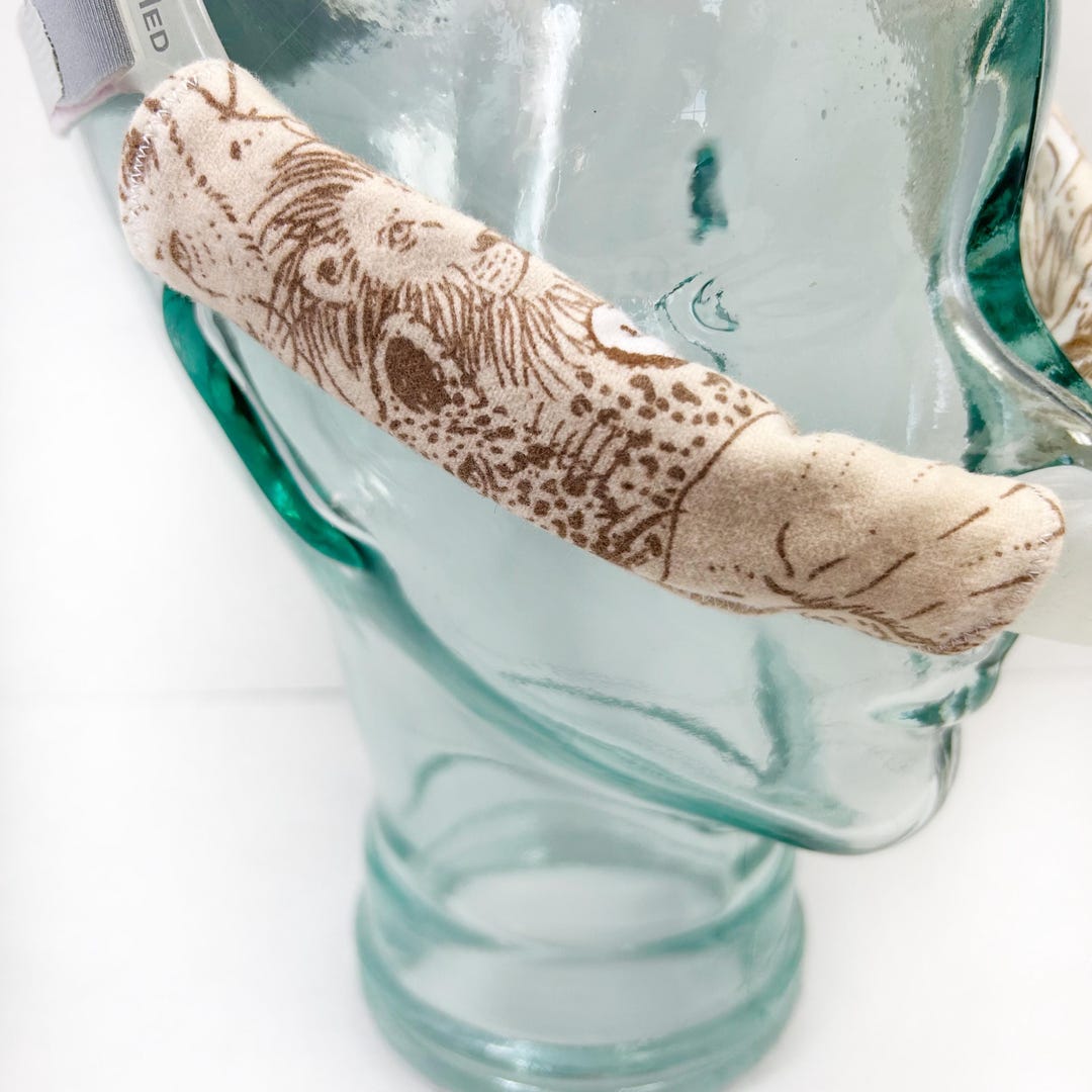 Safari Animals, CPAP Cheek Strap Cover Set, Line Reducing, Cheekers Pad ...