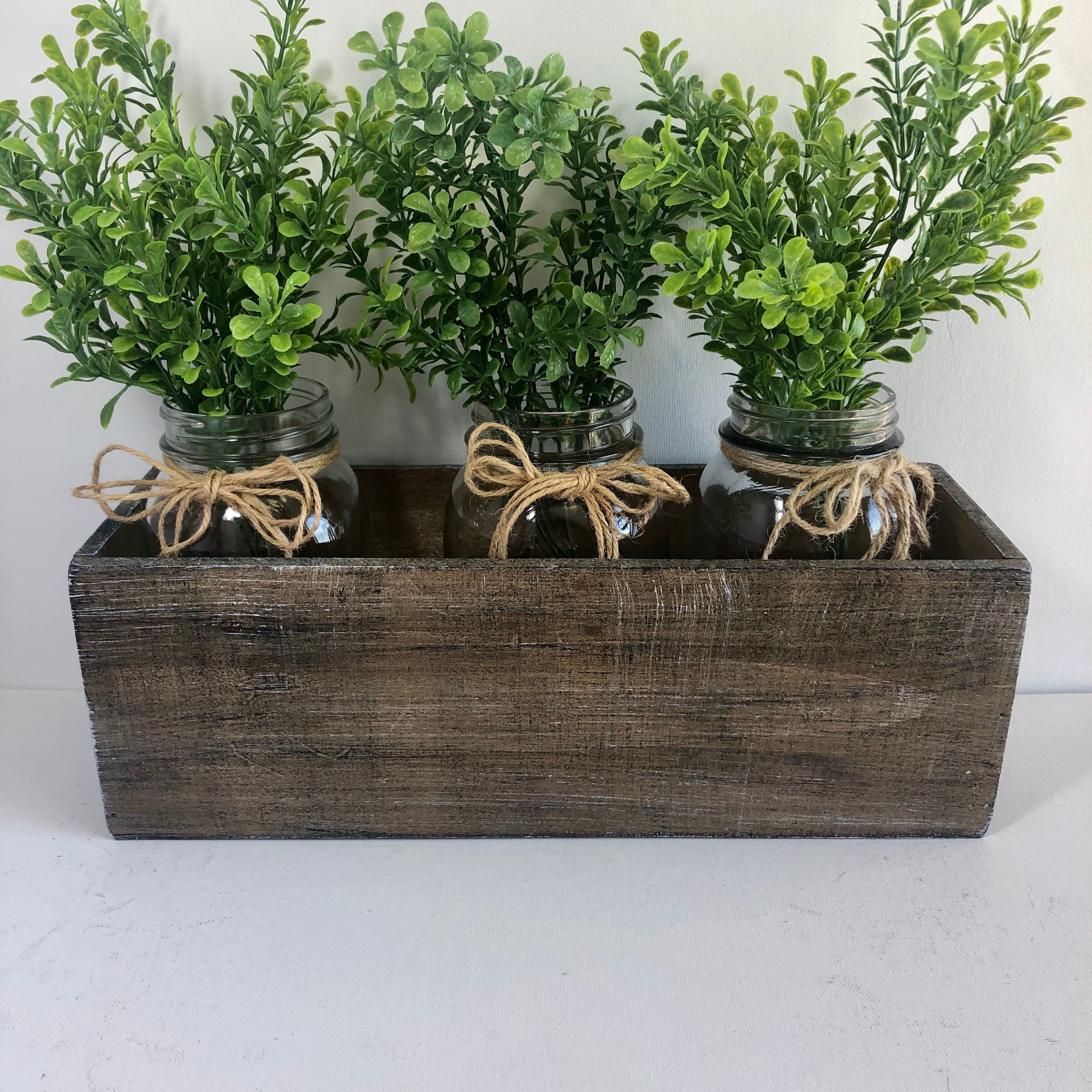 Farmhouse Style Crate Farmhouse Decor Table Centerpiece | Etsy