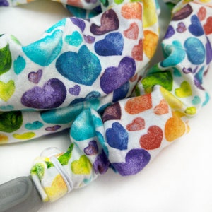 CPAP Hose Cover, Rainbow Watercolor Hearts, Tubing Wrap, Bipap, Apap ...