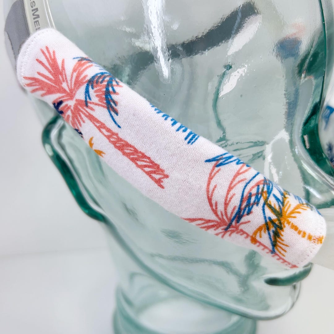 CPAP Cheek Strap Covers, PALM TREES, Cheekers, Insulating Cozy Pad ...